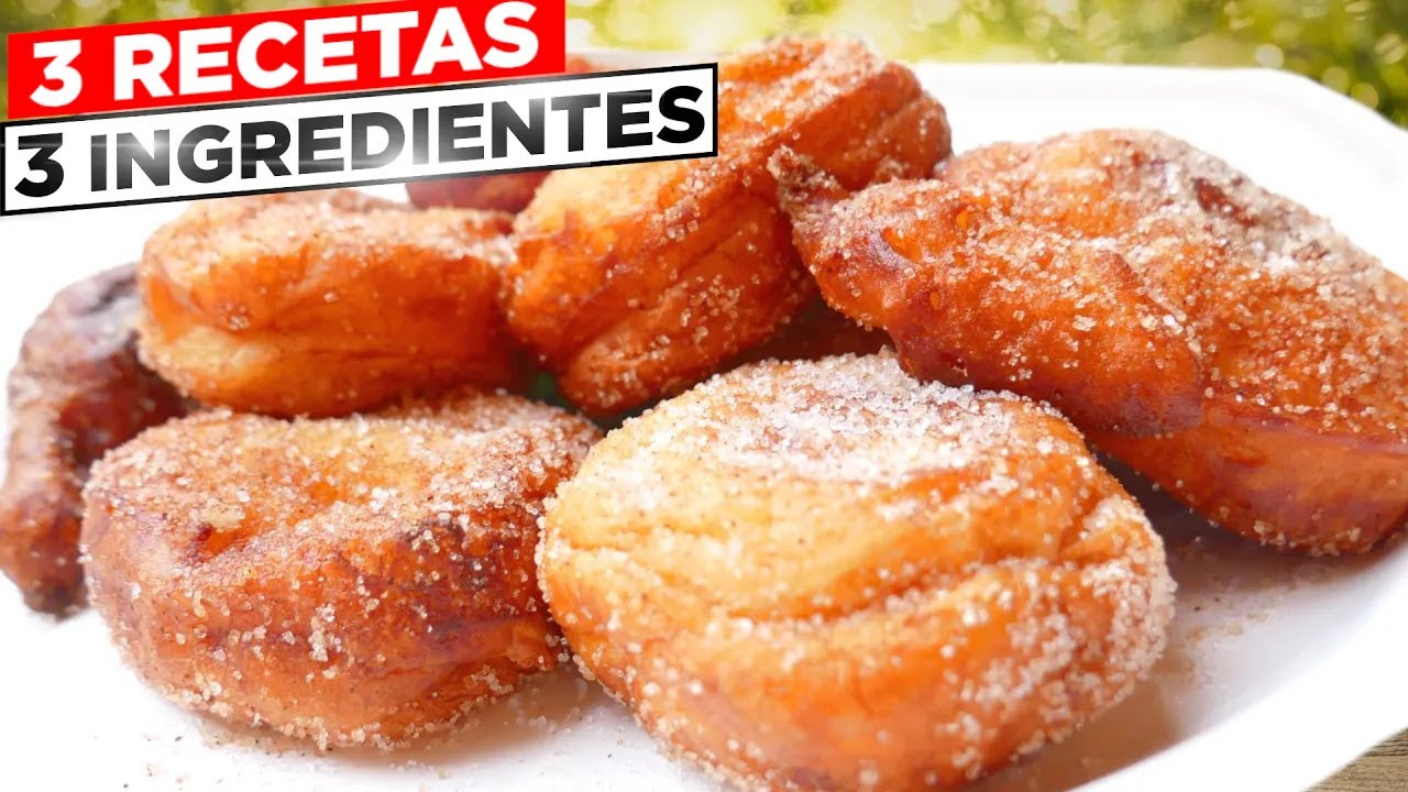 3 Postres sin Horno Fáciles y Rápidos con 3 Ingredientes