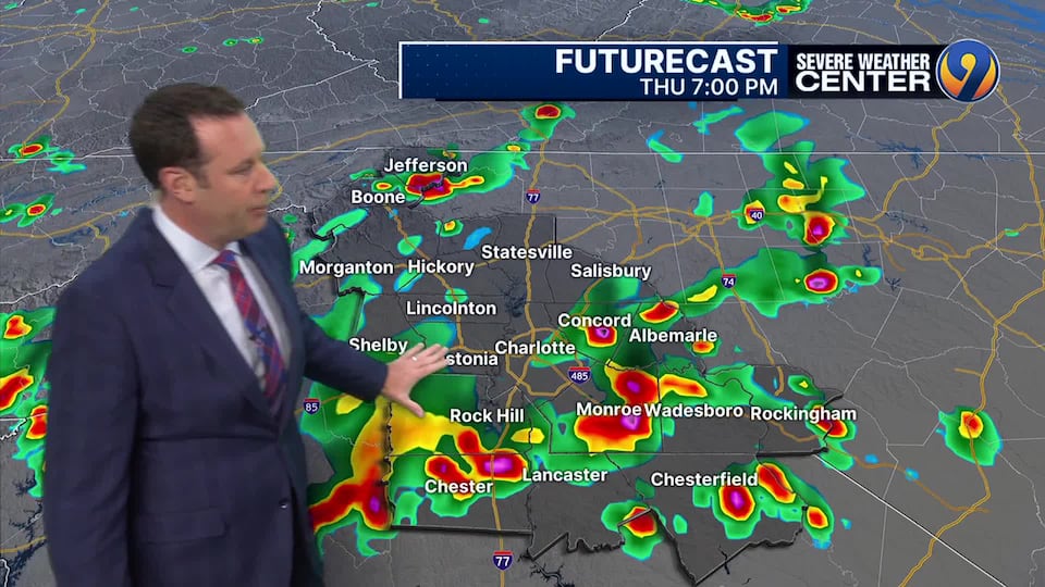 Thursday morning's forecast with Meteorologist Keith Monday