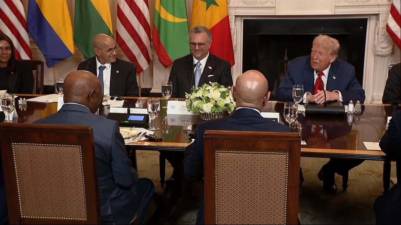 Trump praises Liberian President's English, the official language of ...