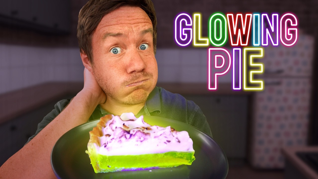 Glow in the Dark Lemon Meringue Pie (UV Test!)