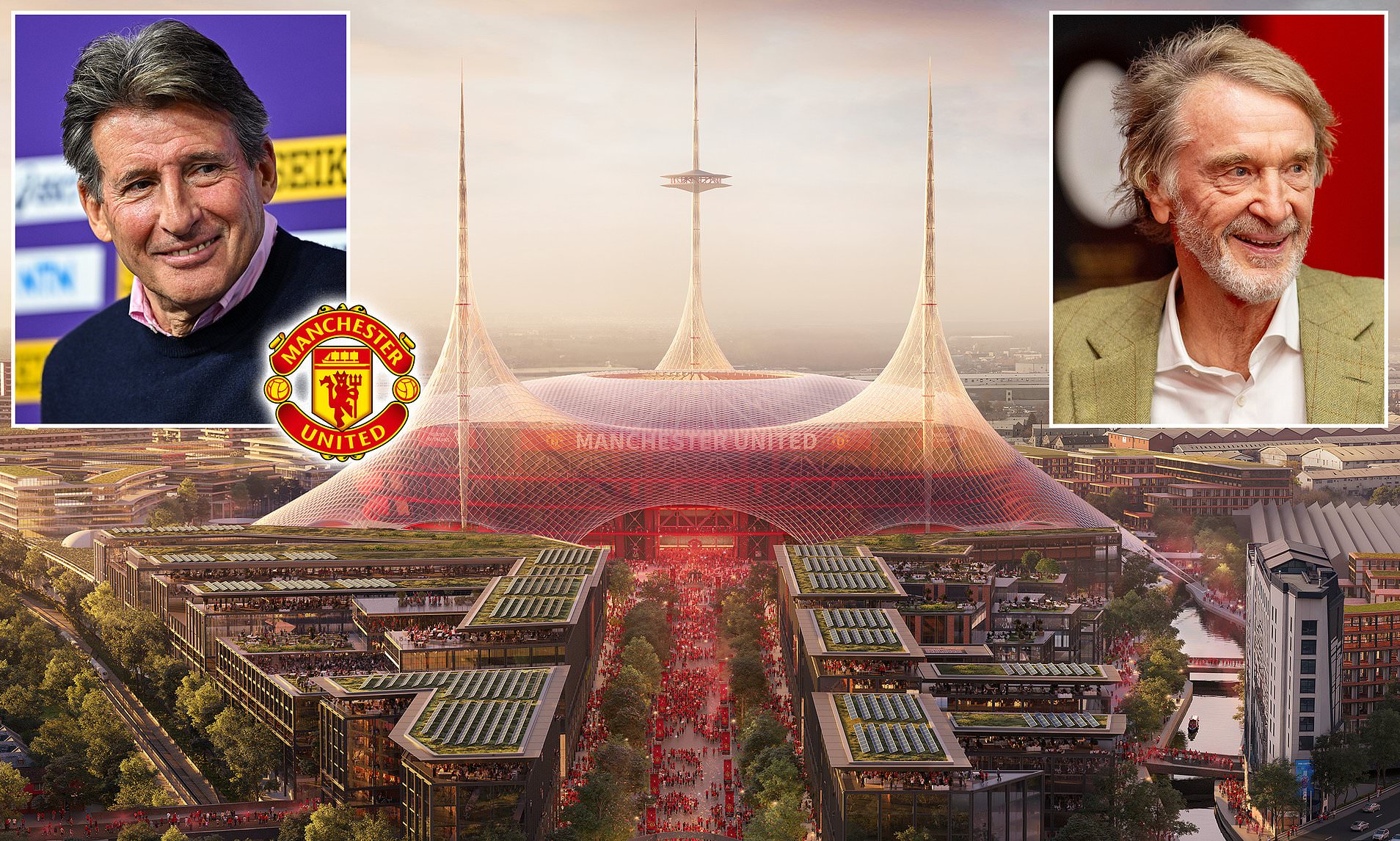 Revealed: Lord Seb Coe to spearhead Man United's plans to build a new ...