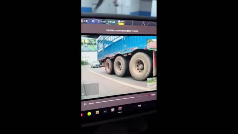 China: Man Rescues Dog Trapped Under Moving Truck in Dramatic Dashcam Video