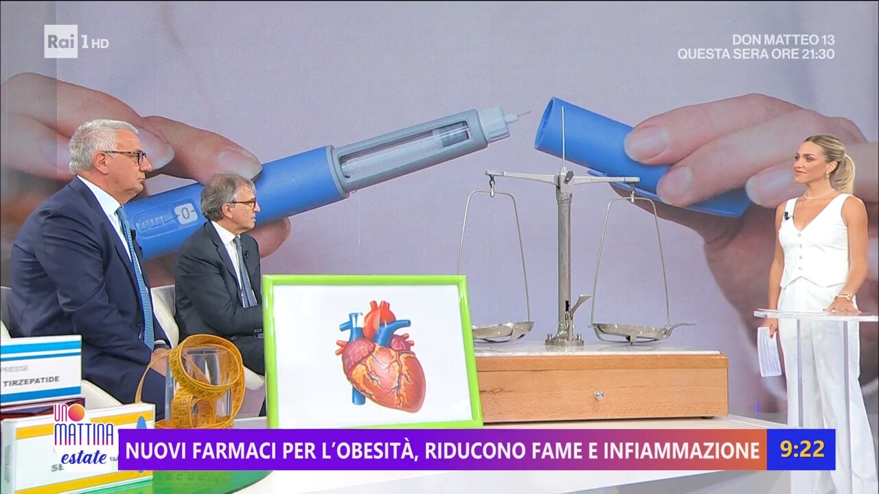 Nuovi farmaci obesità - Unomattina estate 10/07/2025