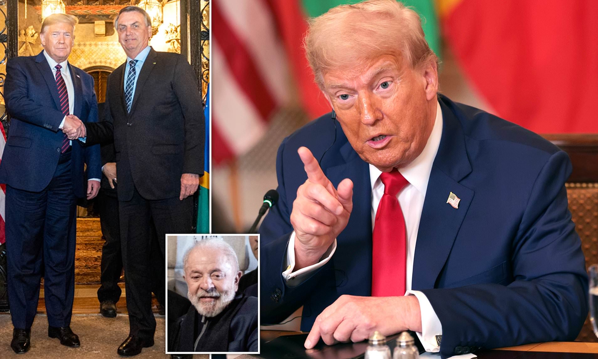 Trump slaps 50% tariff on Brazil as punishment for 'witch hunt' trial ...