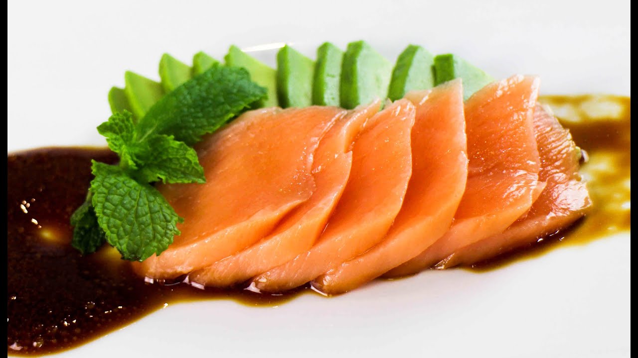 How to Make Cooked Salmon Sashimi with Sous Vide