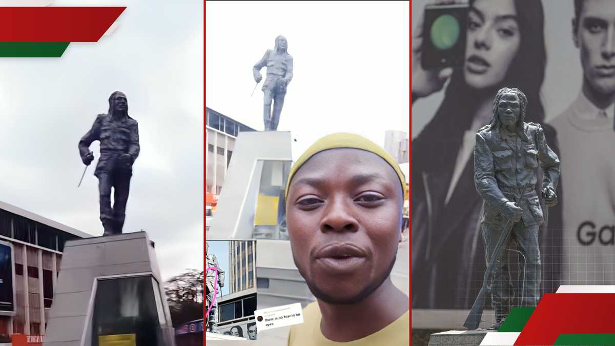 TikToker slams looters after Dedan Kimathi's statue gun is stolen ...