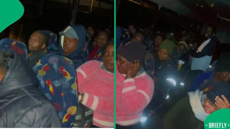 A Mzansi bus driver made passengers sing Happy Birthday before driving