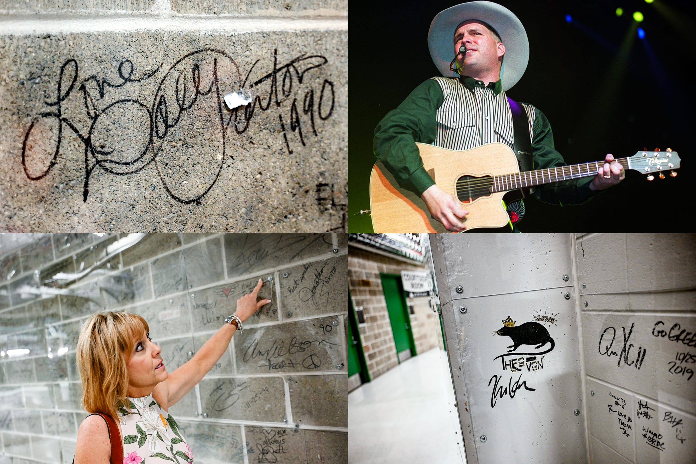 Dolly Parton, Garth Brooks, Bob Hope: Celebrities leave their marks on ...