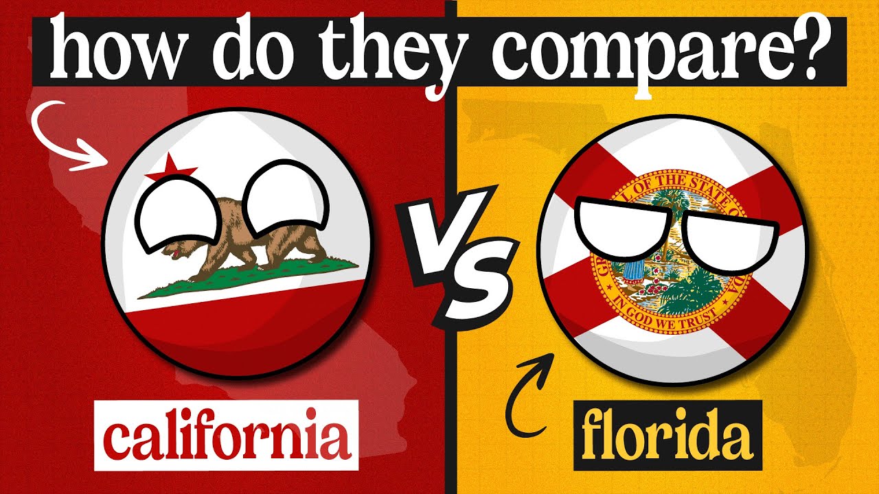 CALIFORNIA vs FLORIDA - Which State Is Better?