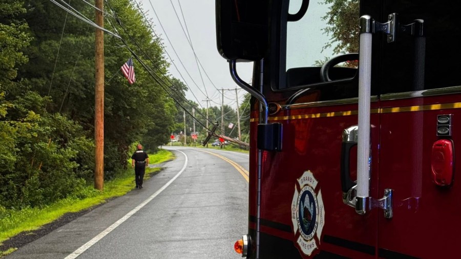 Crash on Route 202 in Granby causes road closure