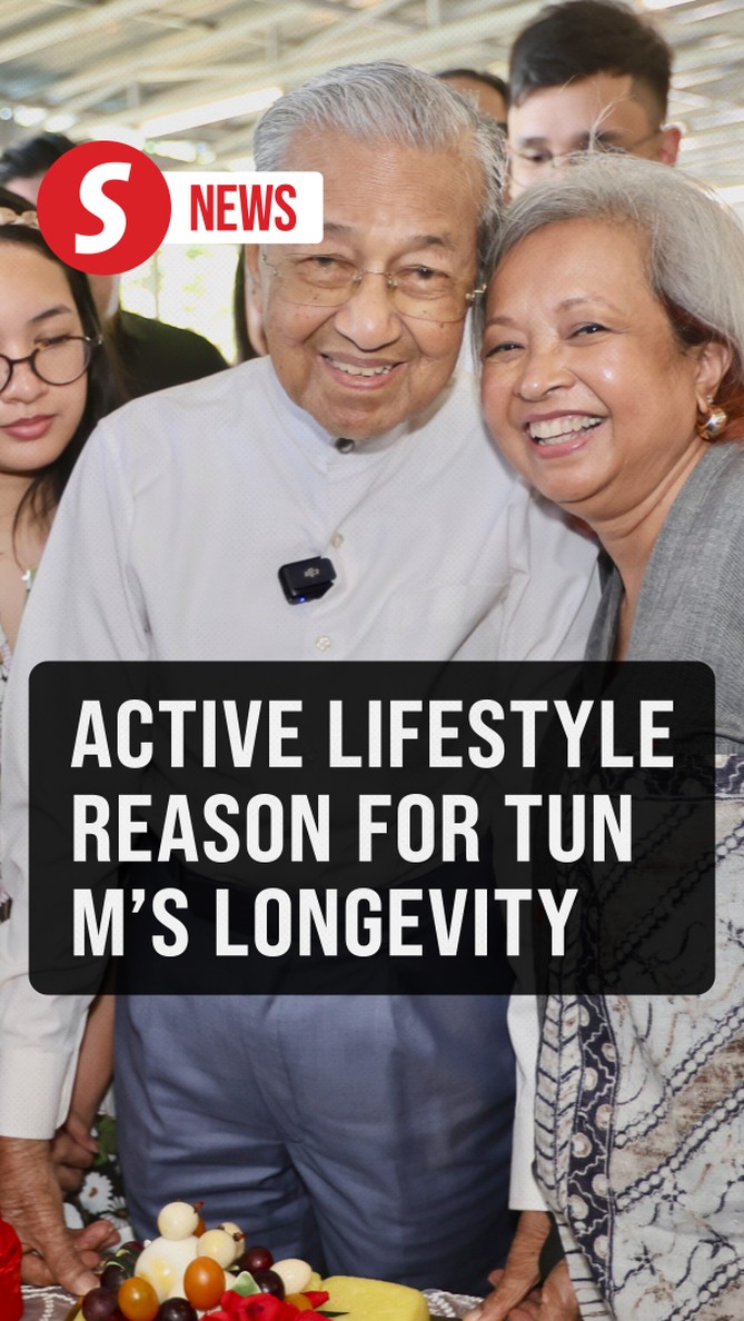 Active lifestyle the reason for my longevity, says Tun M