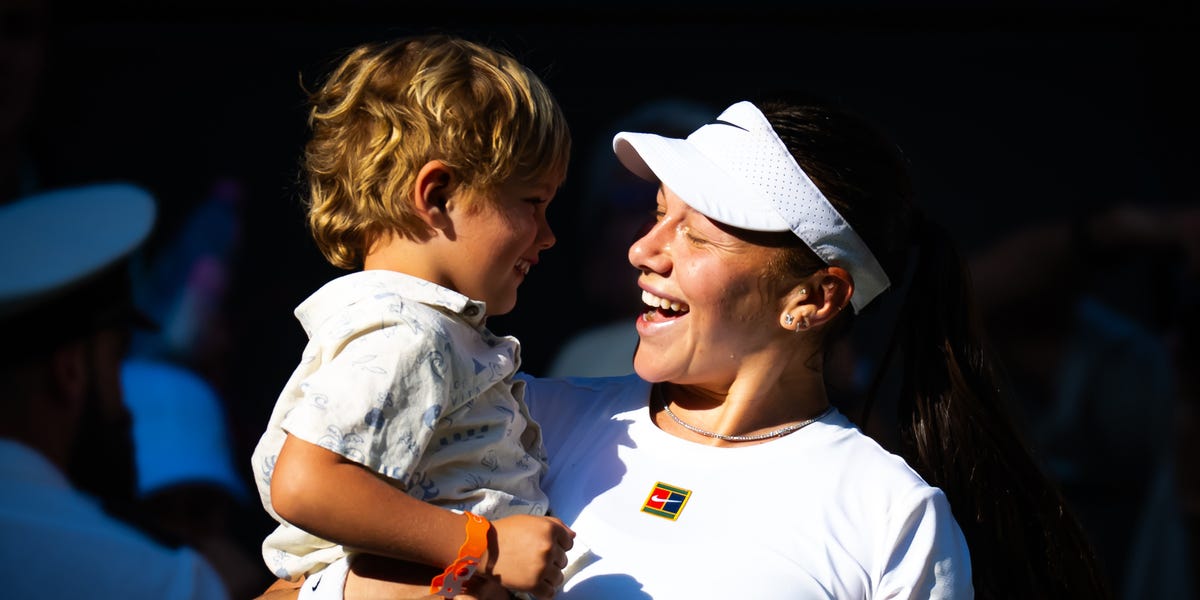 Amanda Anisimova's Nephew Is Cheering Her on at Wimbledon