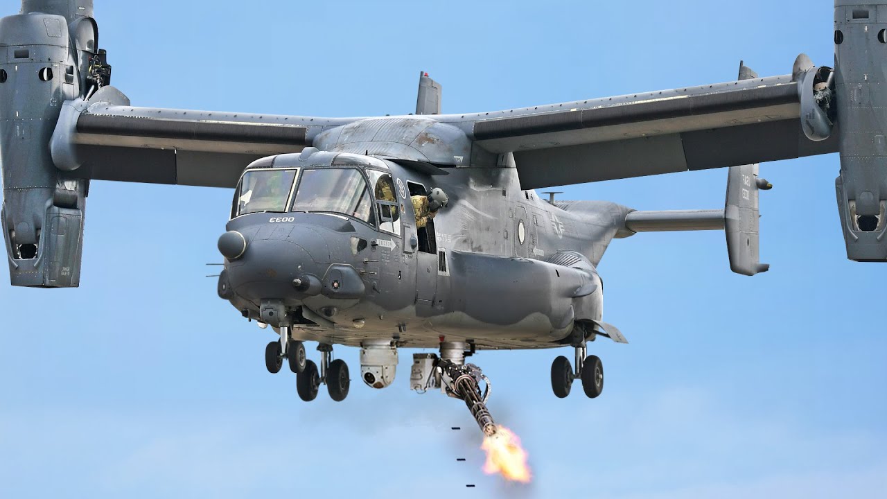 Prototype of Gatling turret tested on US transformer helicopter