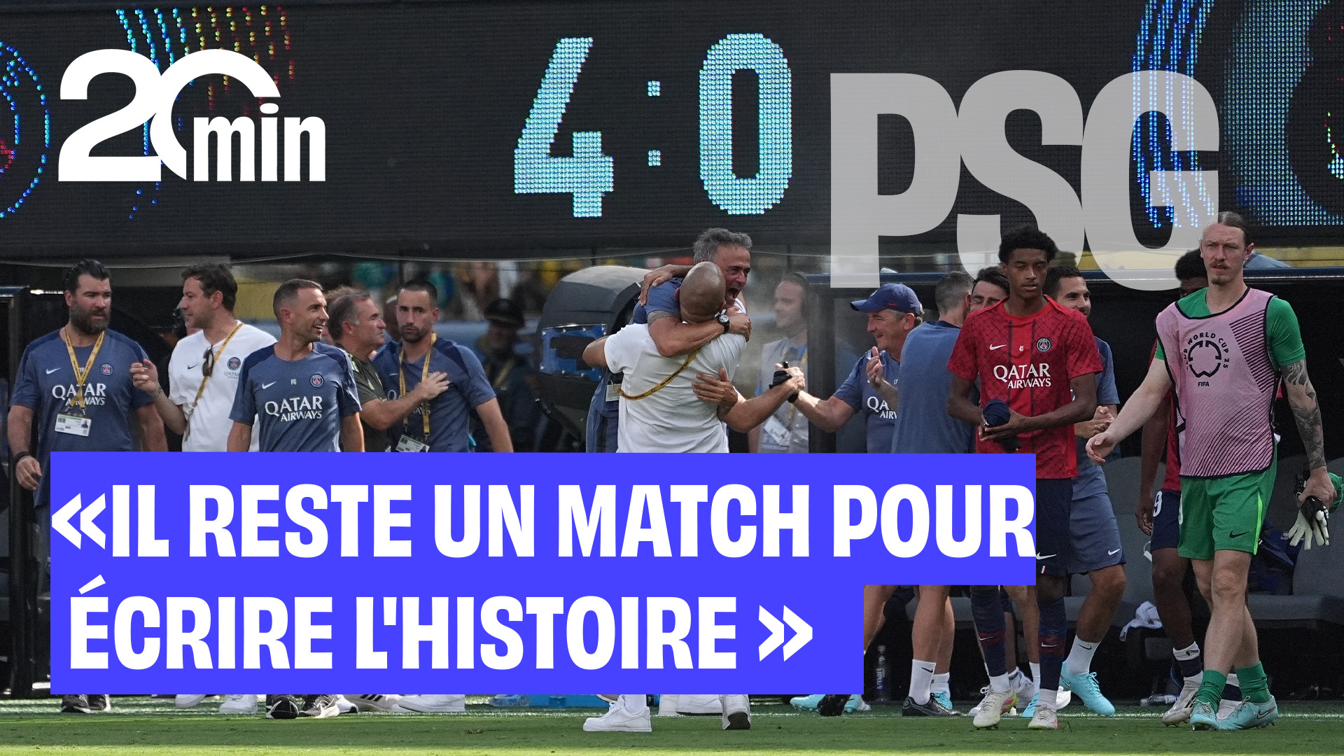 « Il reste un seul match pour écrire l'histoire » : Le PSG a gagné 4-0 ...