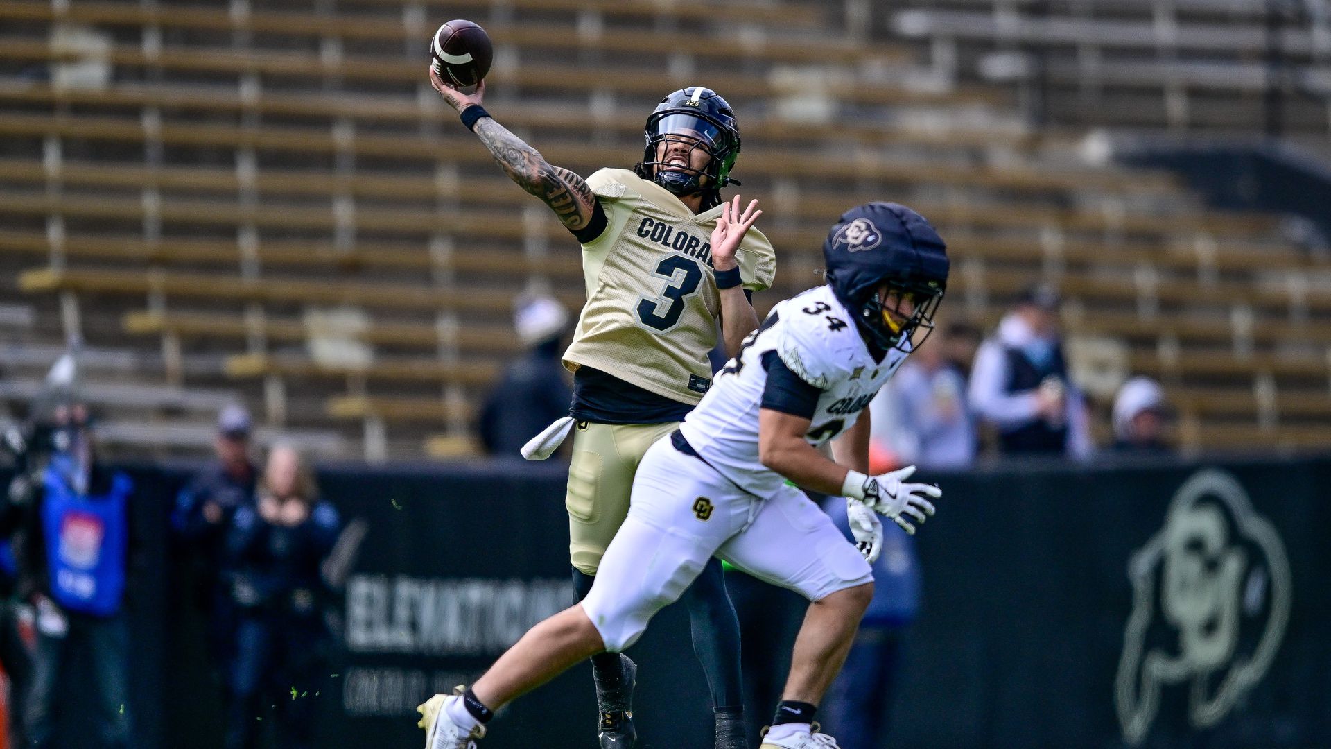 Deion Sanders previews CU’s quarterback competition at Big 12 Media Days