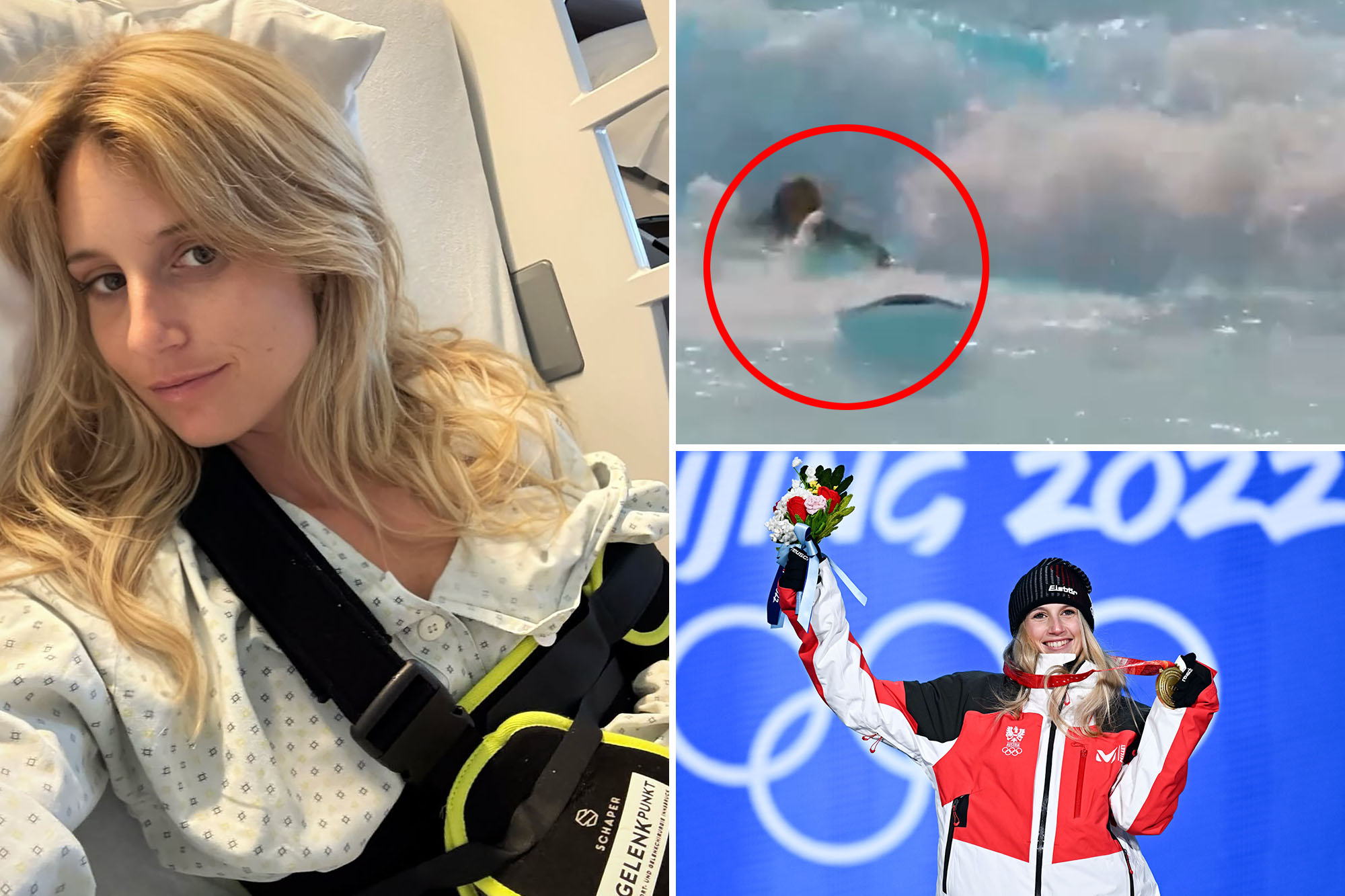 Olympic snowboarder Anna Gasser injured in ‘freak accident’ as Winter ...