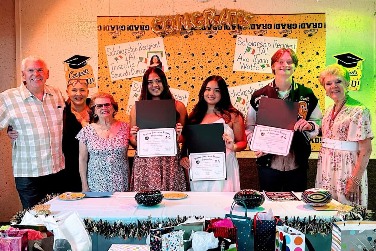 Italian American League of Alameda Honors Four 2025 Scholarship Winners
