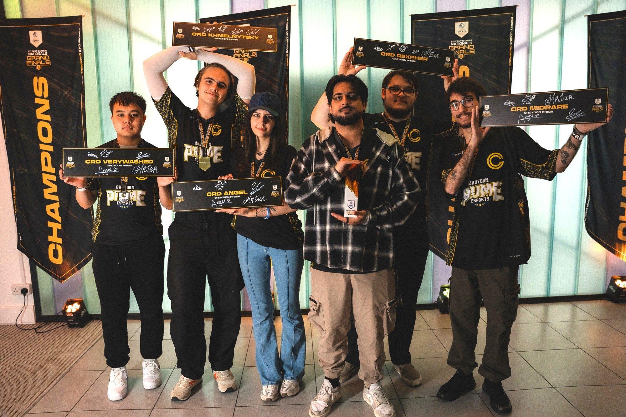 Croydon College’s “Croydon Prime” crowned national esports champions ...