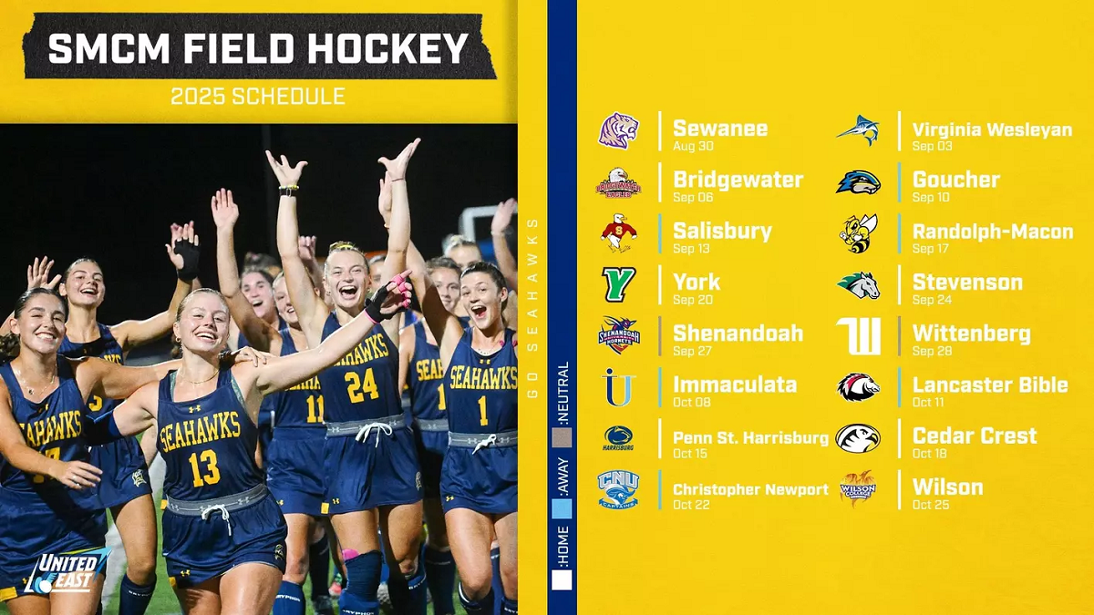 Seahawks Set 2025 Field Hockey Slate with 16 Matches