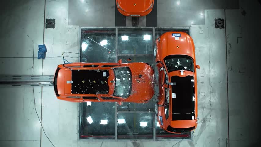 See Volvo's Three-EV Simultaneous Crash Test