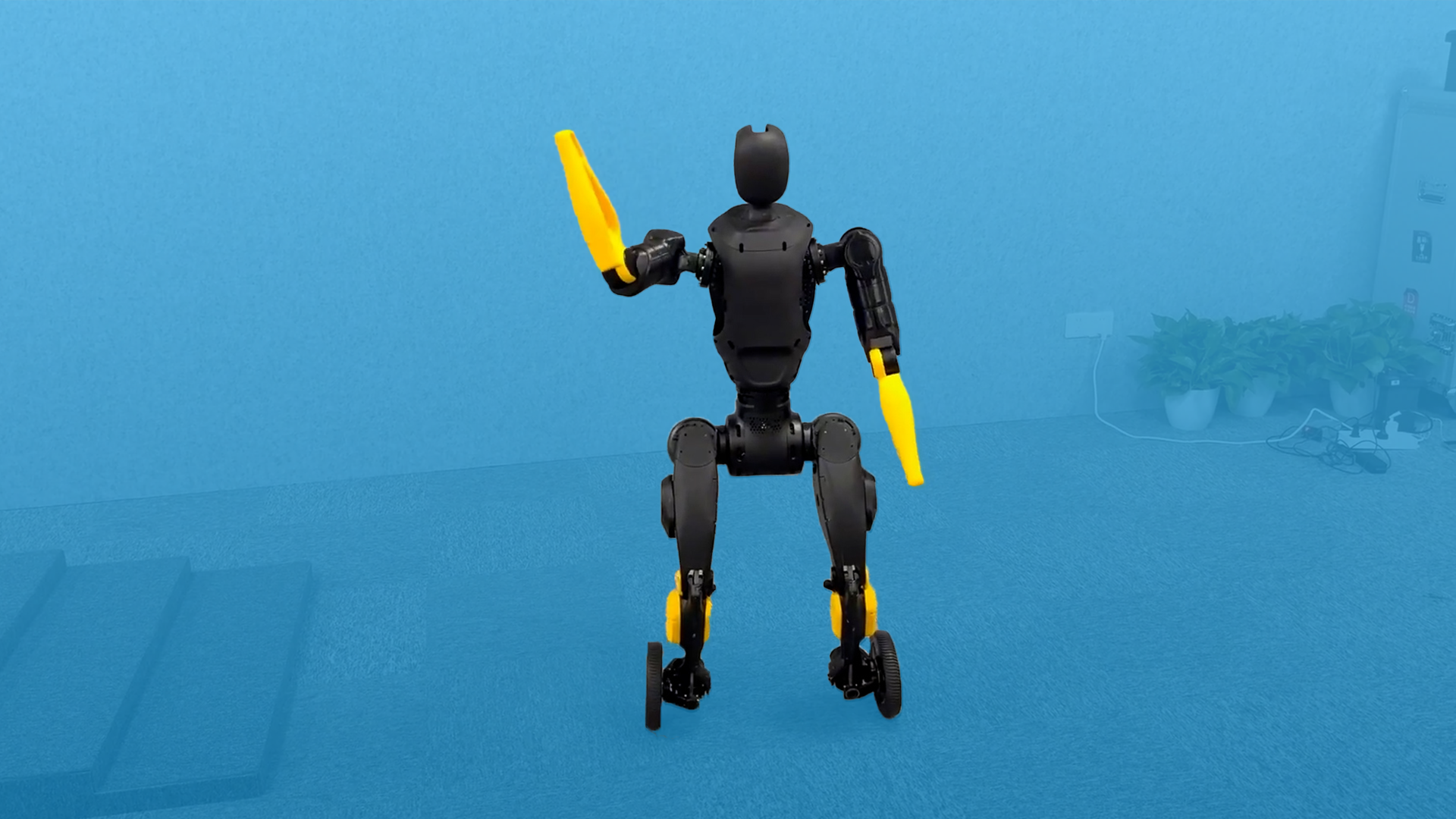 Flipping Robot Senses and Movement On Its Head