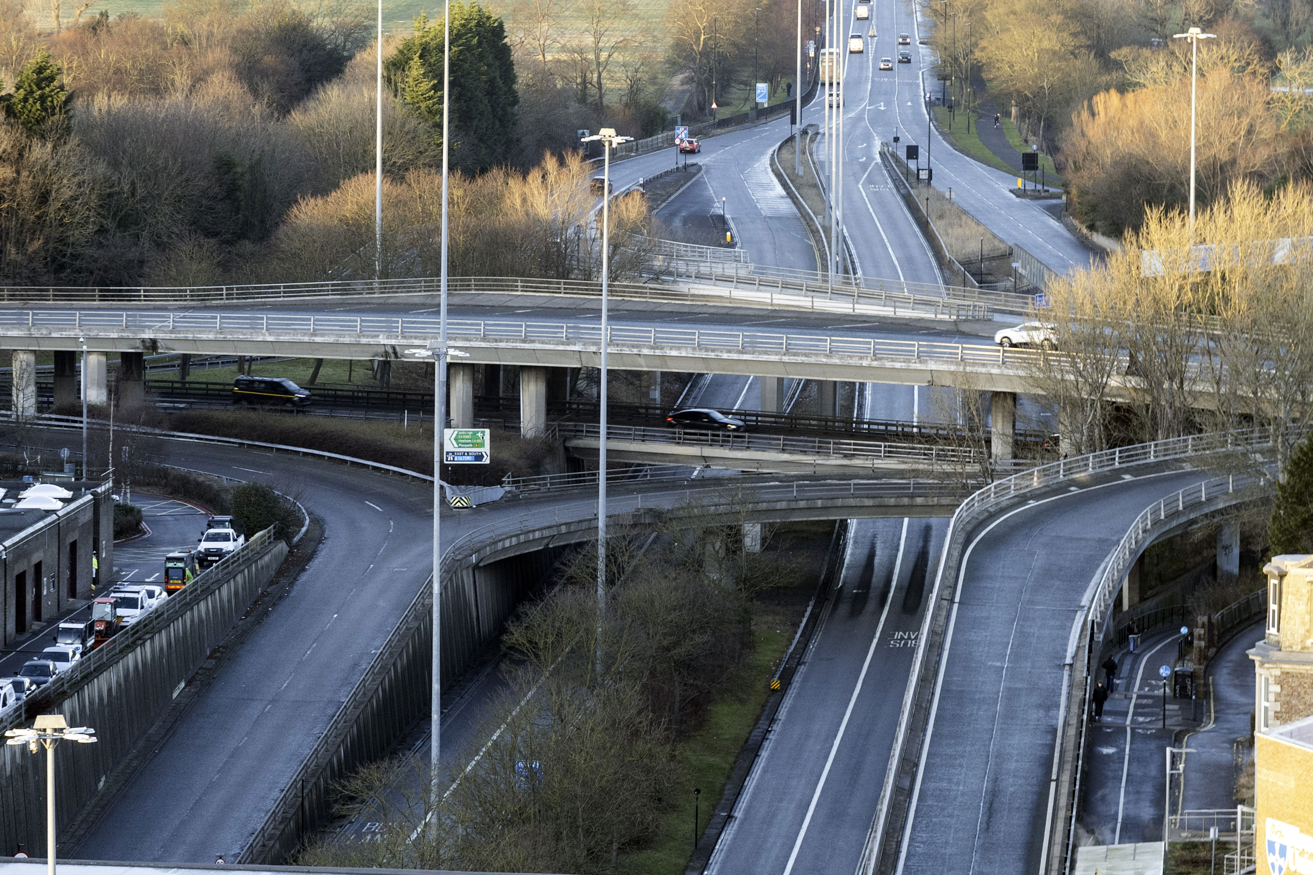 Newcastle A167(M) Central Motorway roadworks to start next week until ...