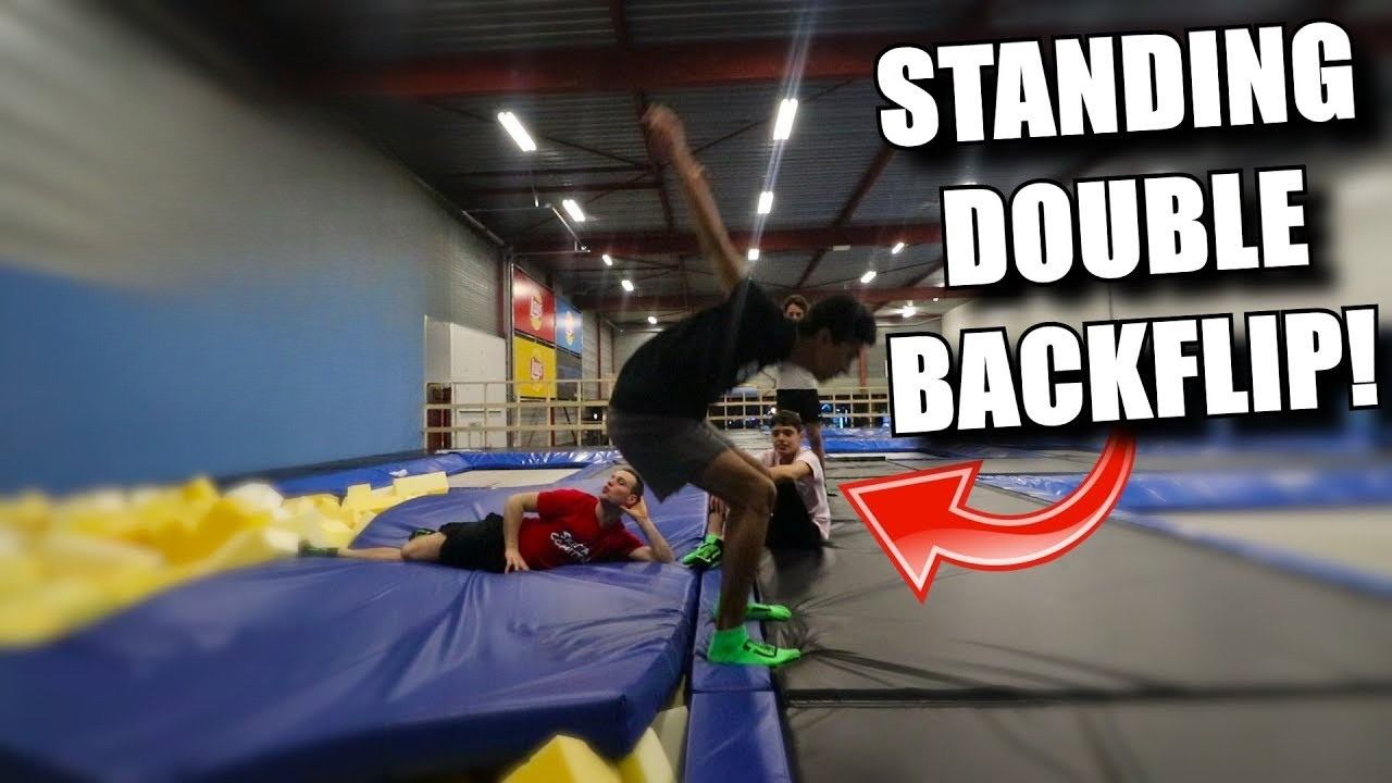 Standing Double Backflip on the Ground With No Mats
