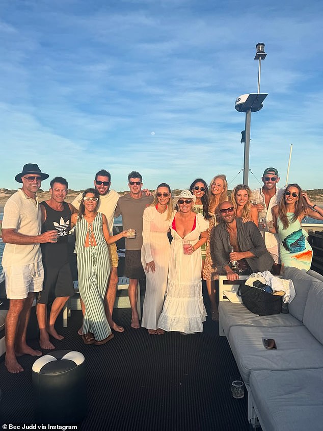 Chris Judd and Ben Cousins reunite at star-studded party in Perth