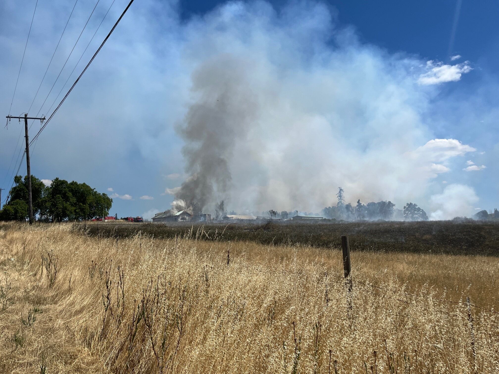 Evacuations lifted as crews continue to mop up brush fire near Salem