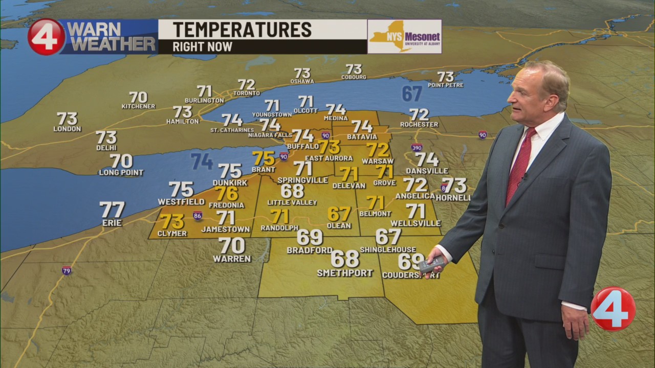 Buffalo weather update: 9 a.m., 7/10/25
