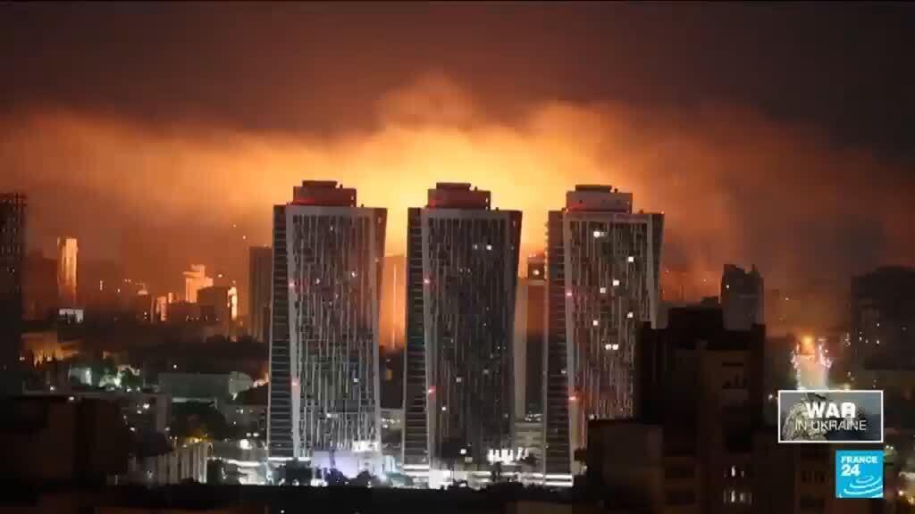 Russia hits Kyiv in heaviest aerial attack since war began