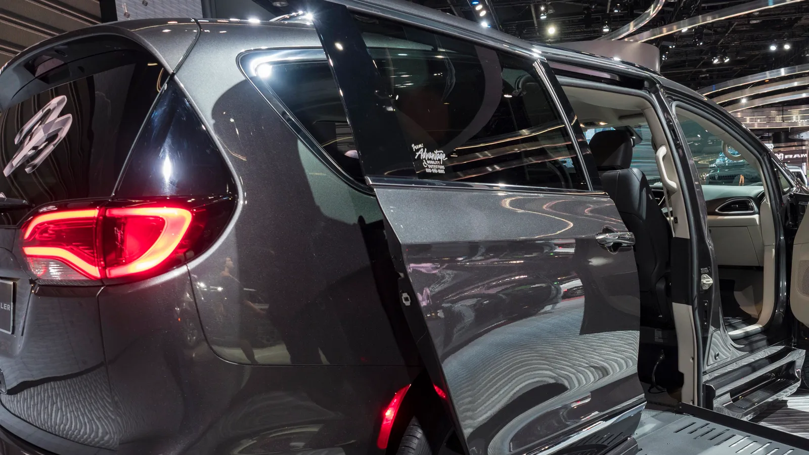 Chrysler Pacifica converted for off-road adventures