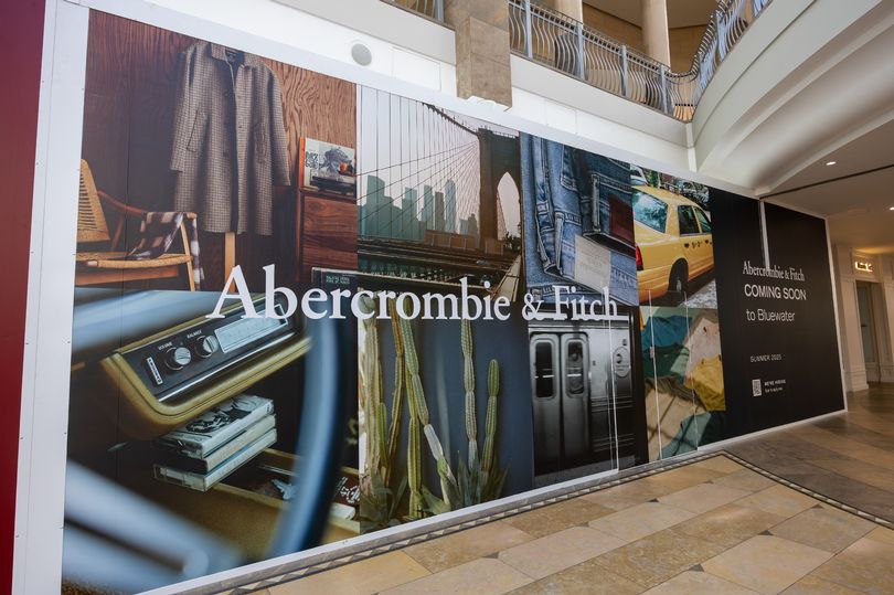Exact date new Abercrombie and Fitch store will open at Kent shopping ...