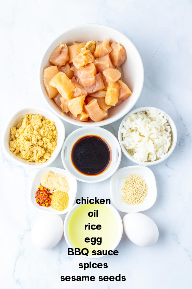 BBQ chicken fried rice one pot dinner recipe