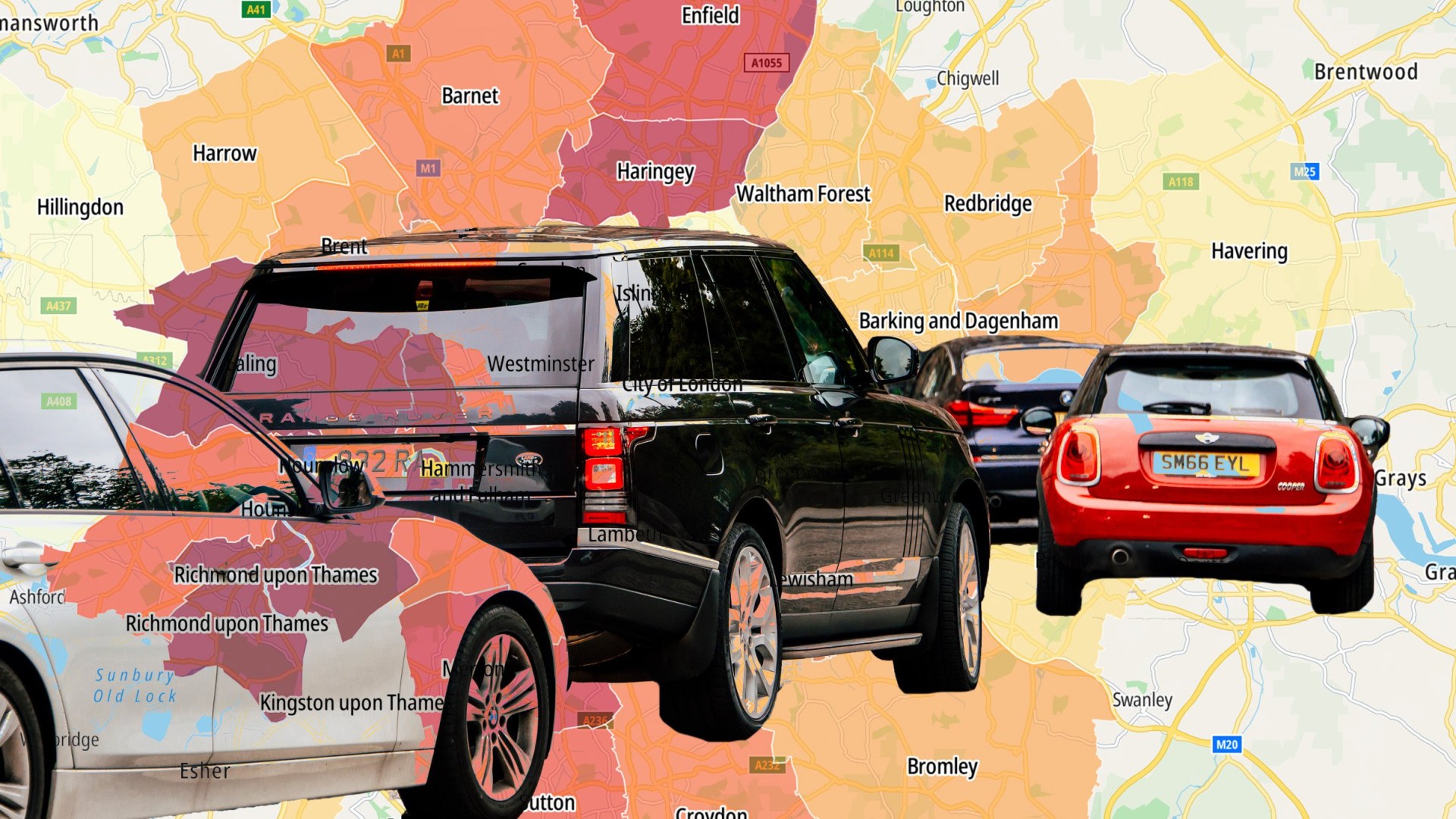 New traffic map reveals London's most congested areas