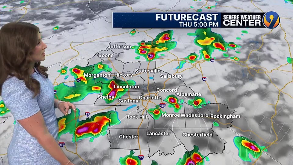 Thursday afternoon's forecast with Meteorologist Danielle Miller