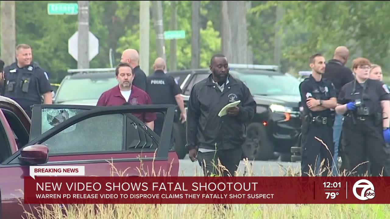 Warren PD release video to disprove claim they fatally shot suspect