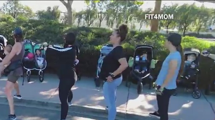 Strollers for Strides: Moms work out at San Diego Zoo