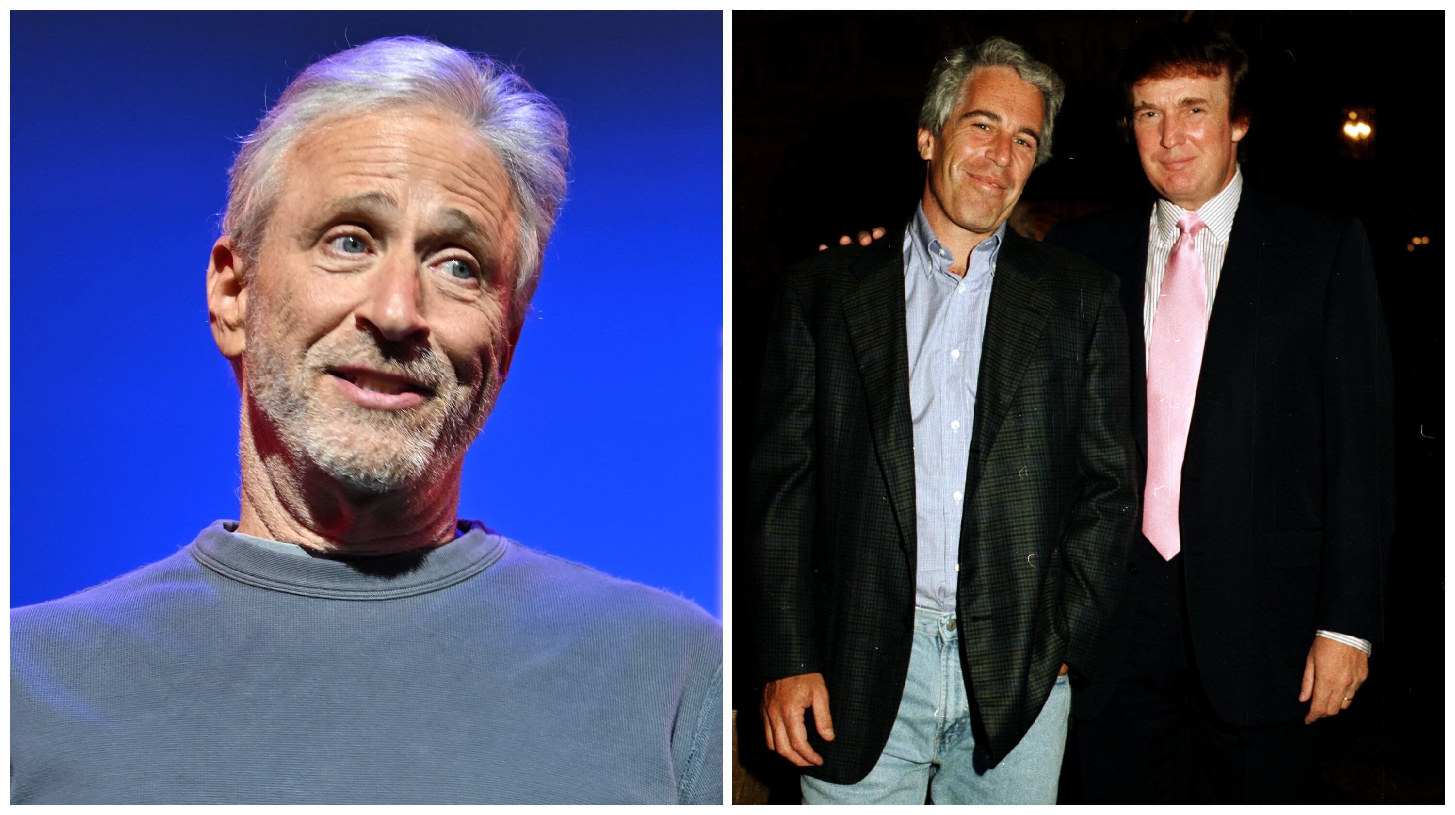 Jon Stewart Predicts How Trump’s Self-Made Epstein Mess Will End