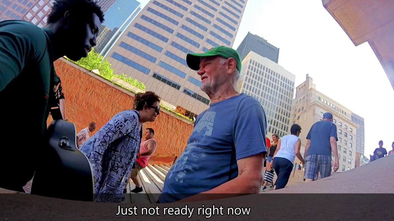 This Homeless Man Just Wanted A Hug