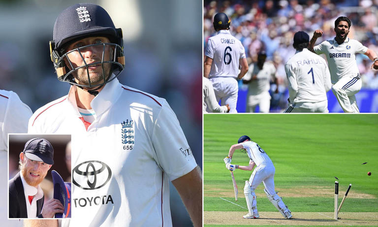 Joe Root stuck on 99 not out at the end of day one at Lord's as England ...