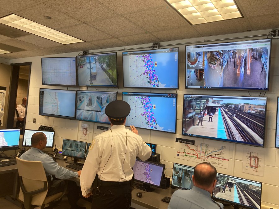 Chicago Police Department unveils upgraded space for crime tracking on CTA