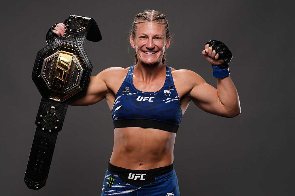 UFC champion Kayla Harrison celebrates new title at Middletown High School