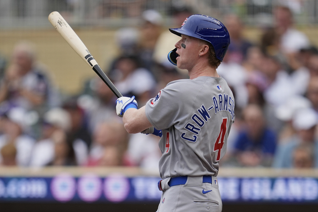 Crow-Armstrong hits 25 homer-25 steal mark for Cubs in 92 games, the ...