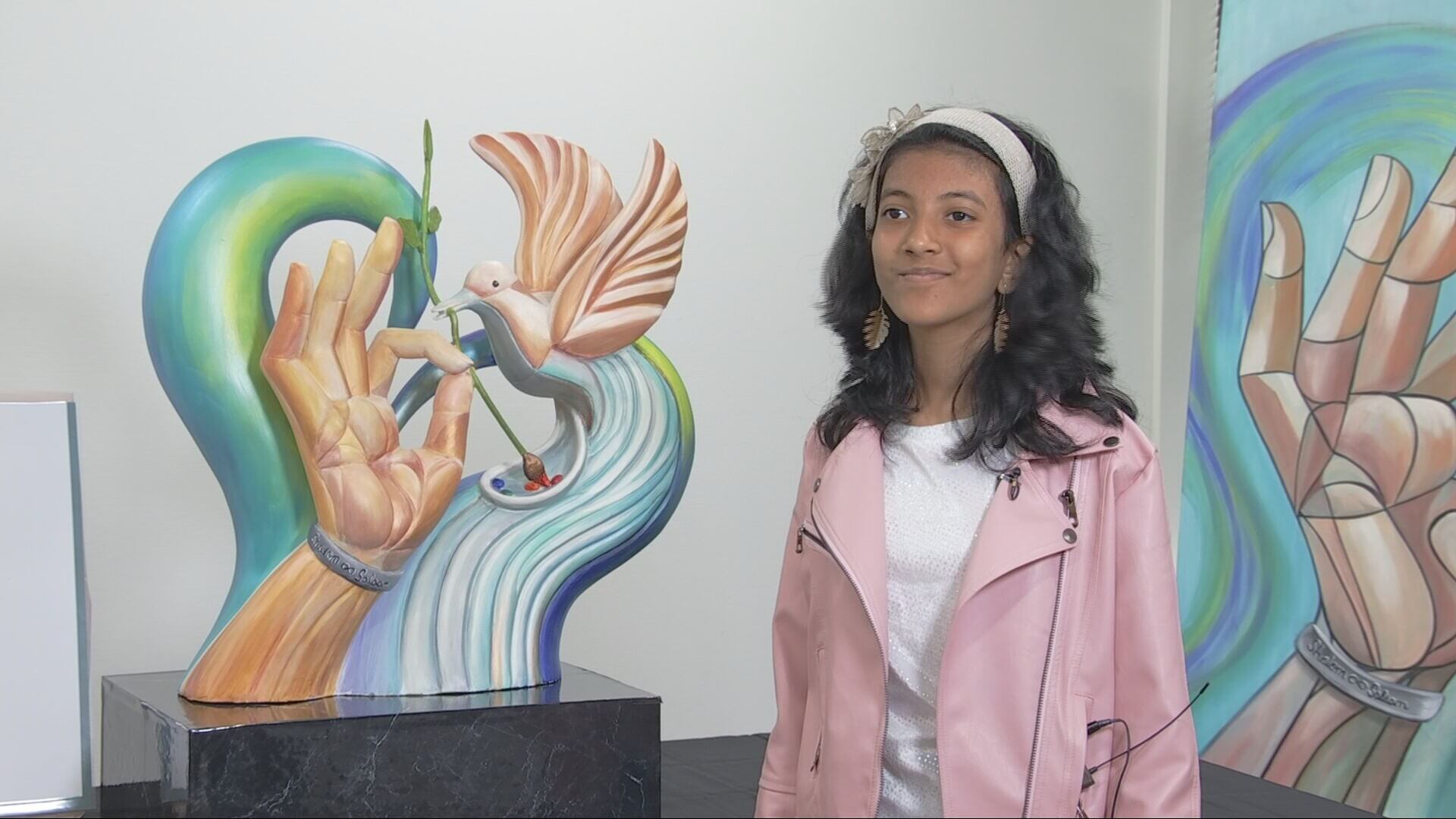 Young Seattle-area artist to unveil peace monument for war-torn Middle East