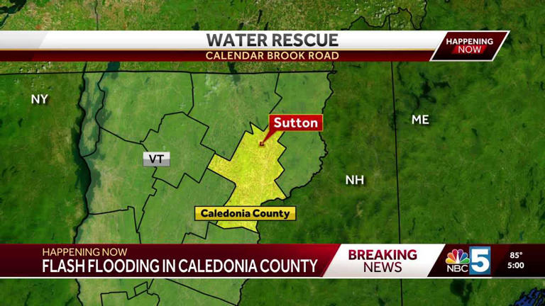 Some flooding in Sutton and other parts of Caledonia County following ...