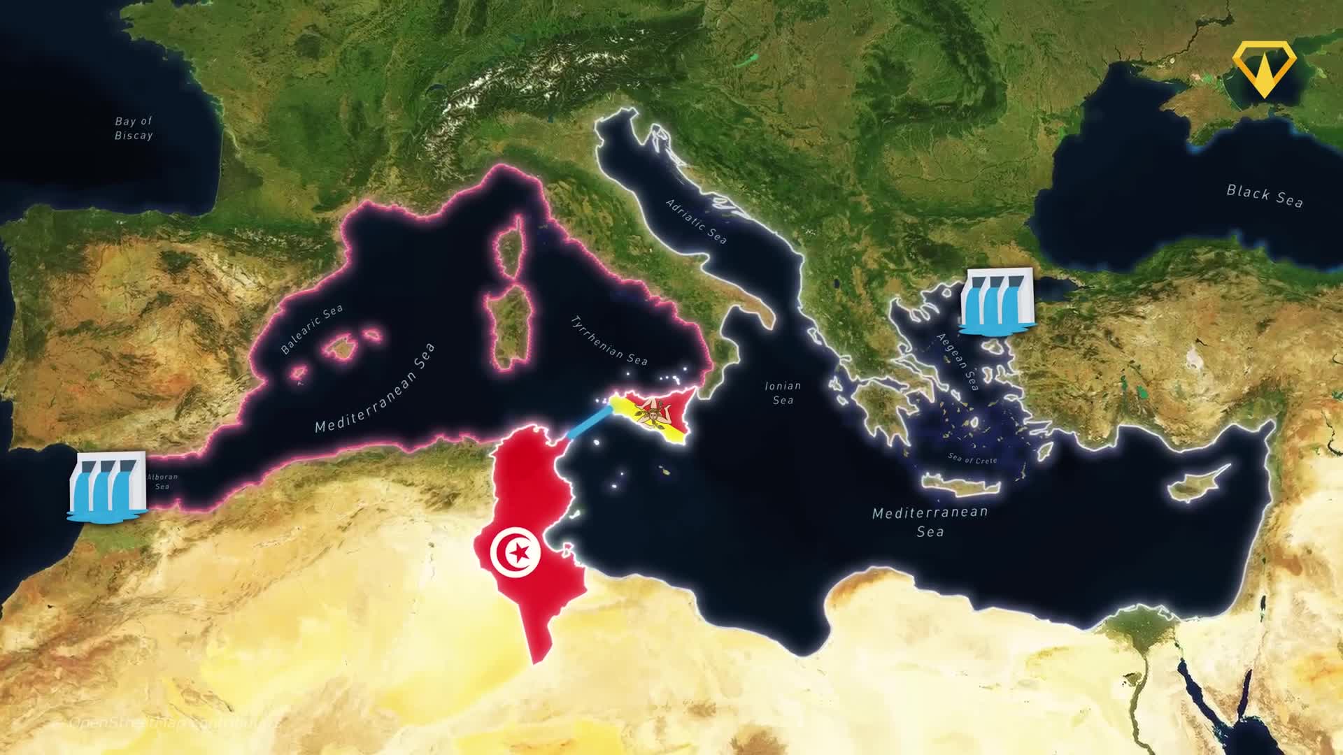 The $1 Trillion Plan to Drain the Mediterranean Sea : Atlantropa