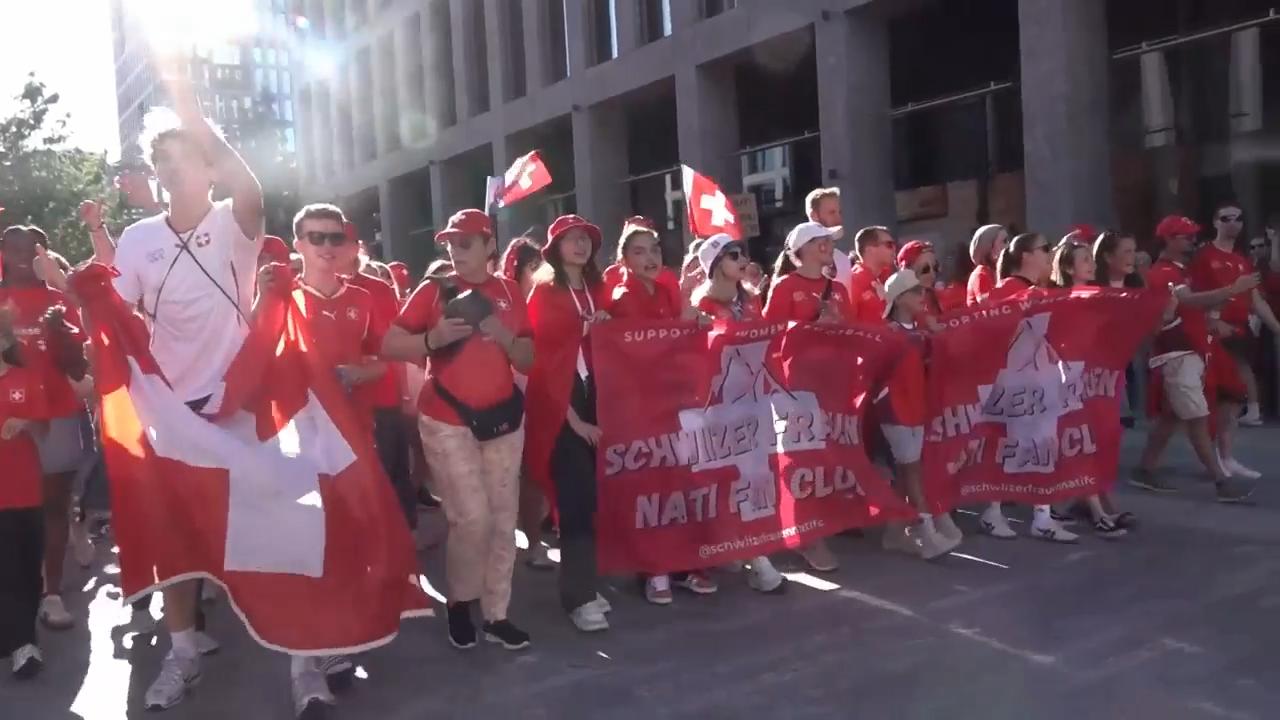 Geneva turns red and white ahead of Switzerland v Finland