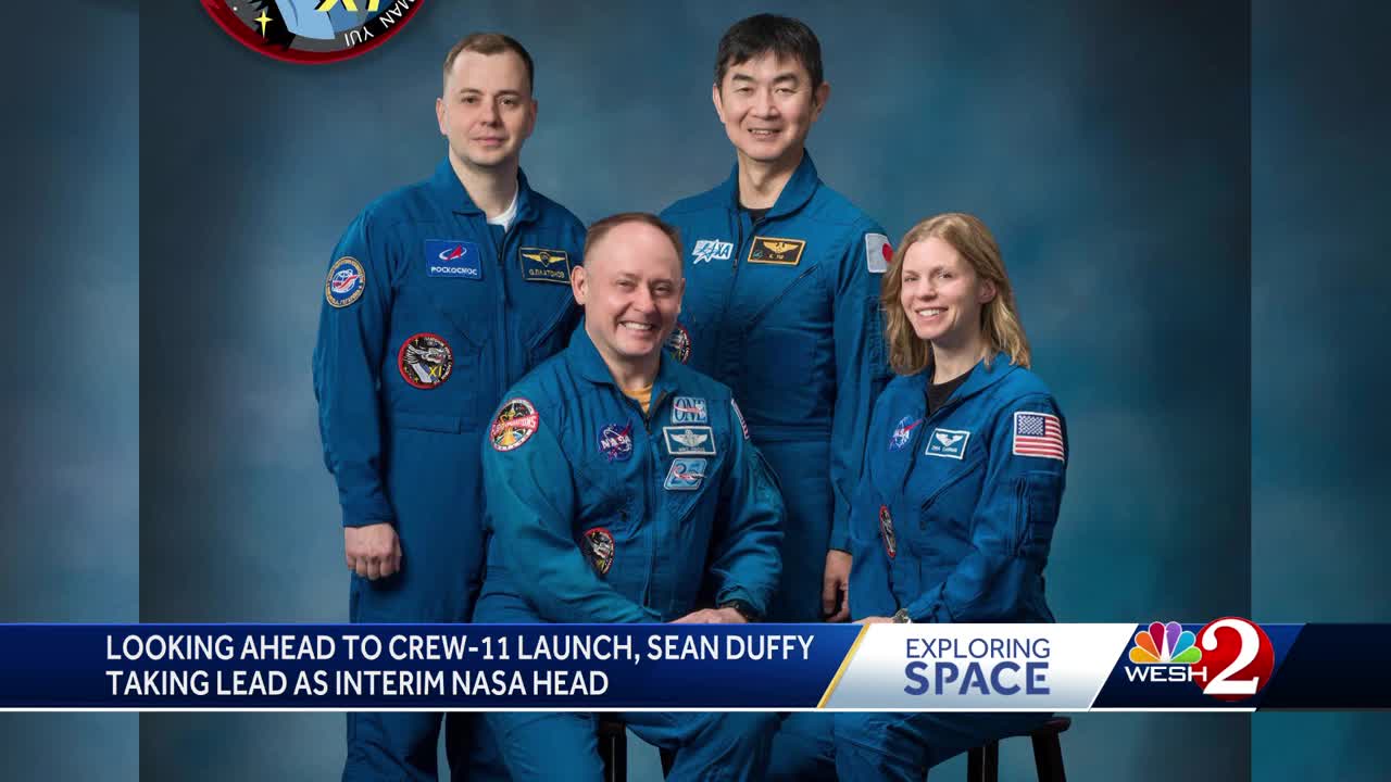 Looking ahead to Crew-11 launch, Sean Duffy named interim NASA head