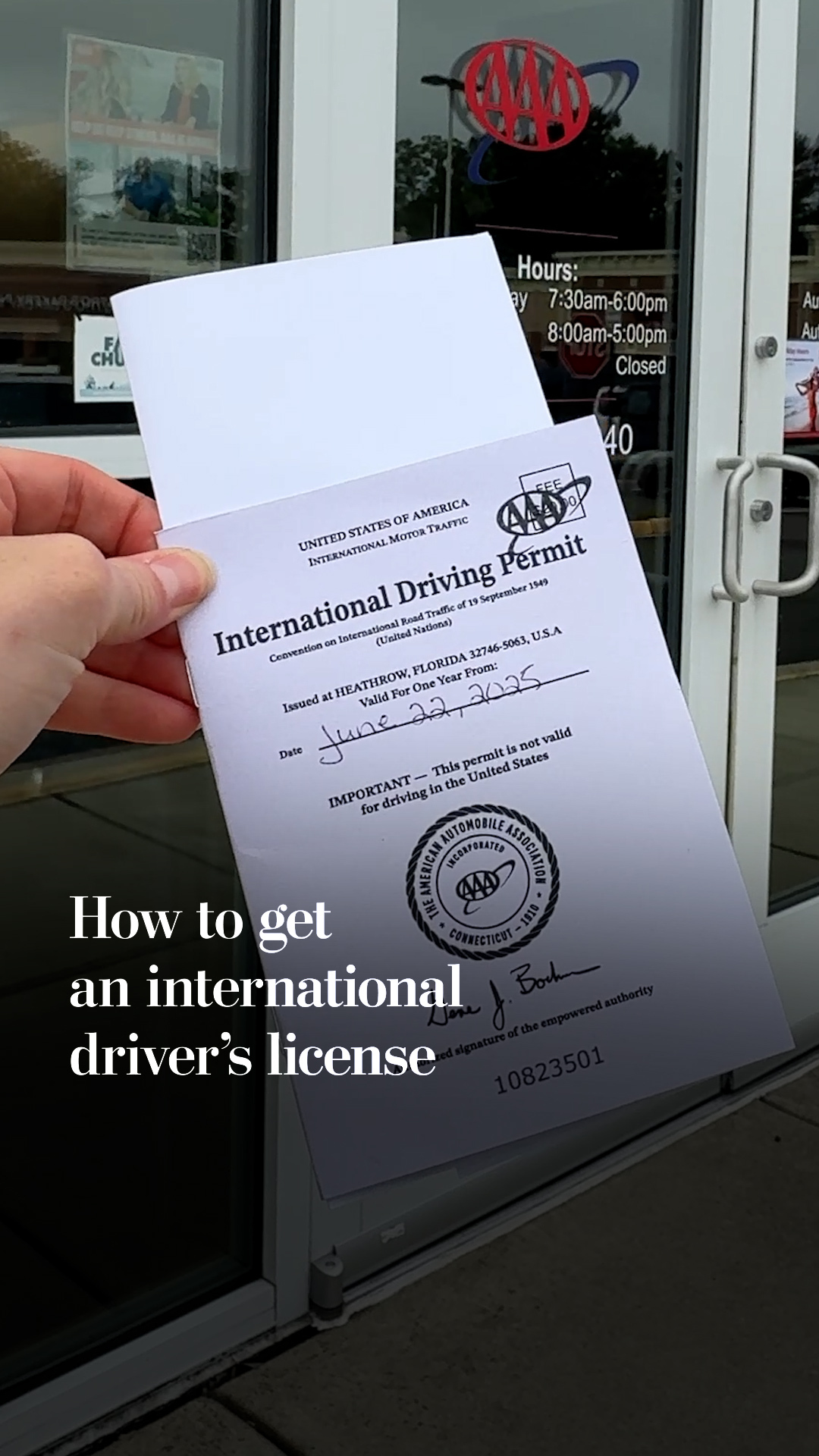 How to get an international driver's license